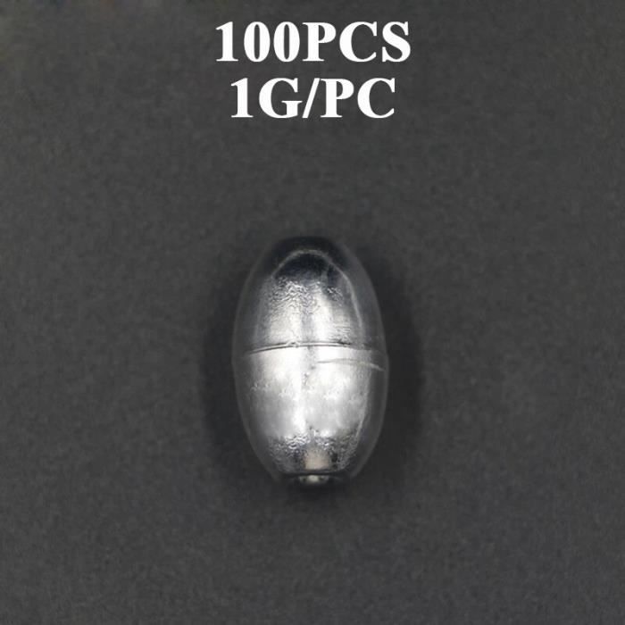 Plombs de pêche - Non spécifié - Olive - 1G - 100PCS - Plomb pur ...