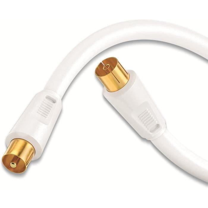 Câble D'Antenne Sat Câble Coaxial Câble Satellite Avec Ferrite Tv ...