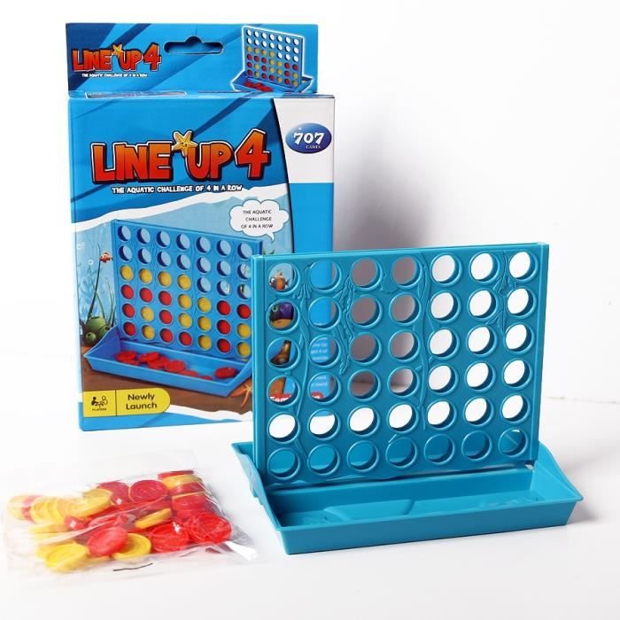 Casse-Tete J5ELV Classic Family Toy Connect 4 in a Row, Four in a Row ...