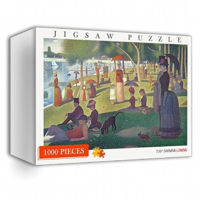 Art Peinture Puzzle 1000 Pièces En Bois Adultes DIY Assemblage Peinture ...