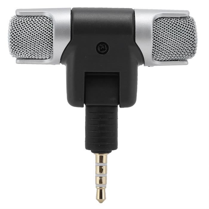 HEG Mini Microphone Mini Micro Stéréo Jack 3,5 Mm Micro Sans Fil Double ...