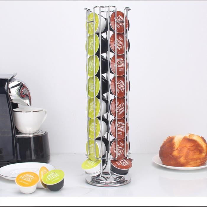 Distributeur Capsules Nespresso Rotatif | Porte 32 Capsules Café base ...