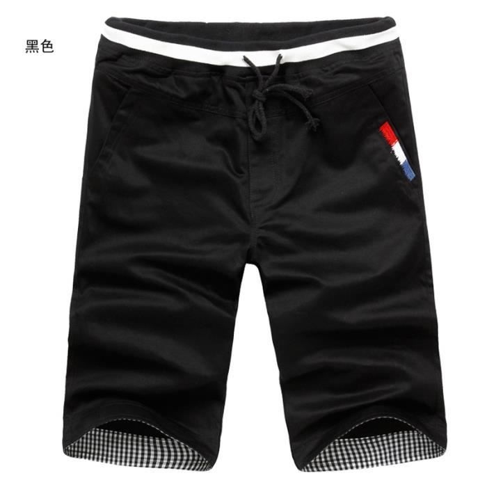 Short,Short de plage en coton pour homme, vêtement de style estival ...