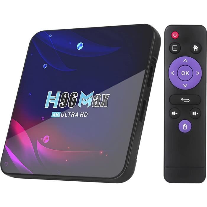 H96 Max V11 4 Go + 64 Go decodeur Android 11 Wifi, 4K, Youtube -U1 ...