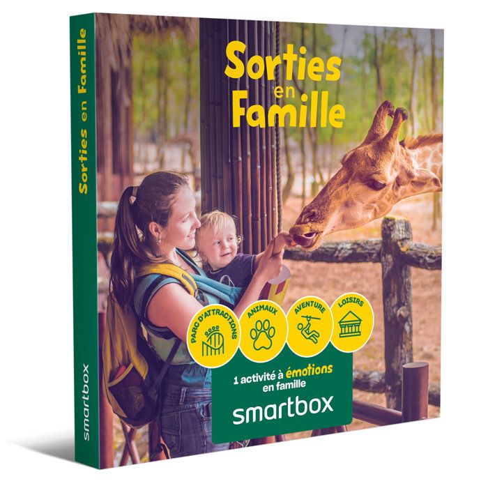 Coffret Cadeau SMARTBOX - Sorties en famille émotions - 1 sortie en ...