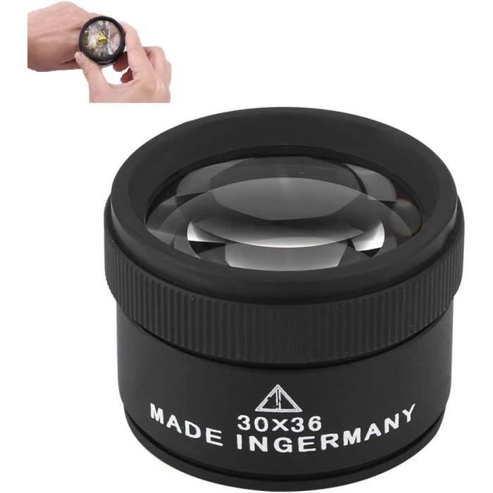 Loupe horloger, x30 Loupe bijoutier, Loupe Optique grossissante, des loupes bijoutier Montre ...