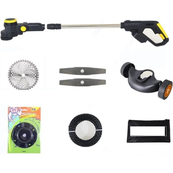 Coupe-Bordure D'Herbe Tondeuse À Gazon Électrique Sans Fil Moteur Sans Balai Coupe-Herbe ...