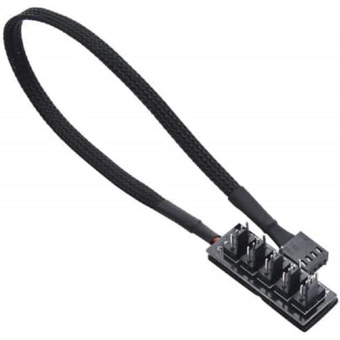 1 À 4 Pwm Usb Hub-Connect 1 Ventilateur Pwm Pour Carte Mère Jusqu'À 4 ...