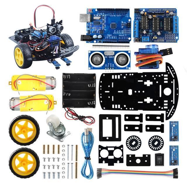 Kits de Bricolage de châssis de Voiture Intelligente, Kit robotique de ...