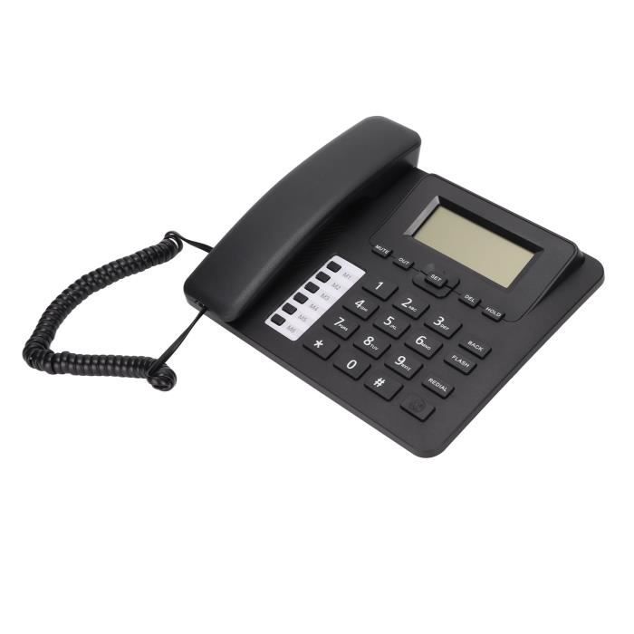Minifinker ligne fixe filaire minifinker téléphone filaire domestique ...