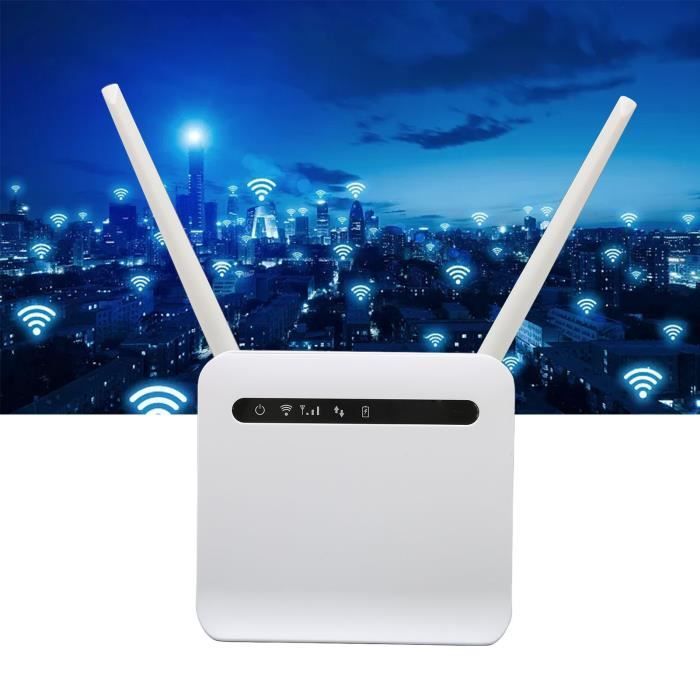 Tbest routeur 4G LTE Routeur 4G Double Fréquence LTE FDD TDD 300 Mbps, 4 Lan RJ45, Emplacement ...