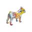 Statue chien debout tague GRAFITTI BULLDOG 24cm - Cdiscount Maison