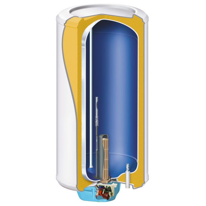 Chauffe-eau électrique mural ZENEO ACI Hybride 50L - ATLANTIC – 153105 ...