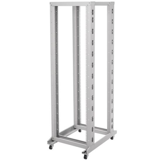 CableMarkt - Rack 38U armoire ouverte en acier blanc 19" 600 x 600 x ...