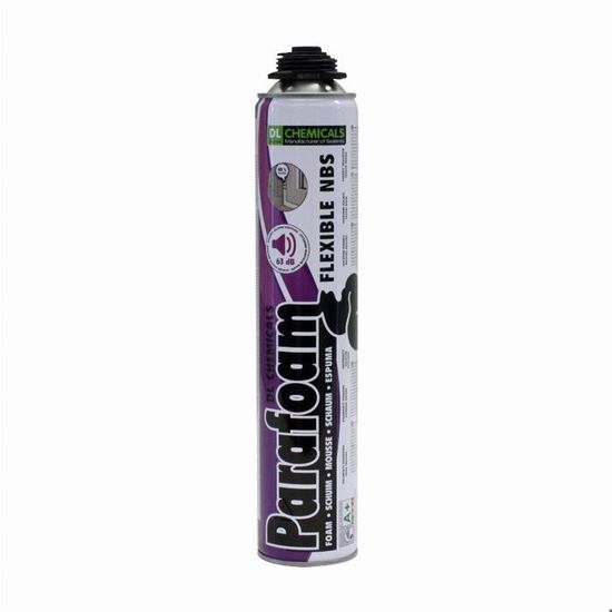 Mousse PU pistolable à mémoire de forme Parafoam Flexible - DL CHEMICALS - 750 ml ...