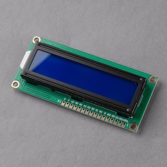 1602 16x2 LCD HD44780 de caractères LCM module d'affichage Couleur Bleu ... 1602 16x2 LCD HD44780 de caractères LCM module d'affichage Couleur Bleu ...