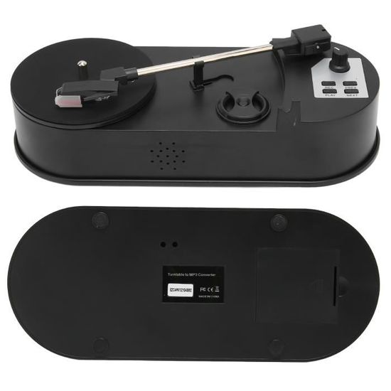 Tourne-disque - HURRISE - Convertisseur Vinyle vers MP3 - USB 2.0 ...