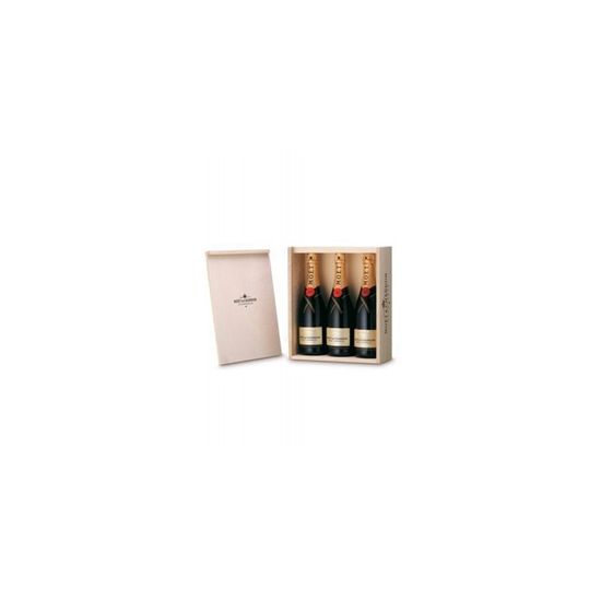 Caja de Madera 3 Botellas Moet & Chandon Brut Imperial - La cave Cdiscount