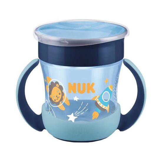 Nuk Tasse d'Apprentissage Mini Magic Cup 360 +6m Bleu 160ml - Cdiscount ...