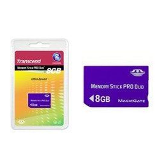 Transcend Carte mémoire Memory Stick PRO Duo 8 Go - Cdiscount Appareil ...