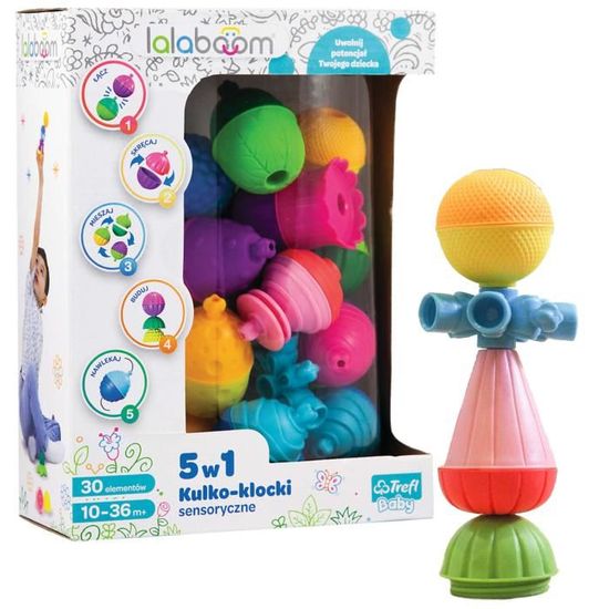 Lalaboom Set de boules et de blocs 30 pièces - Cdiscount Jeux - Jouets