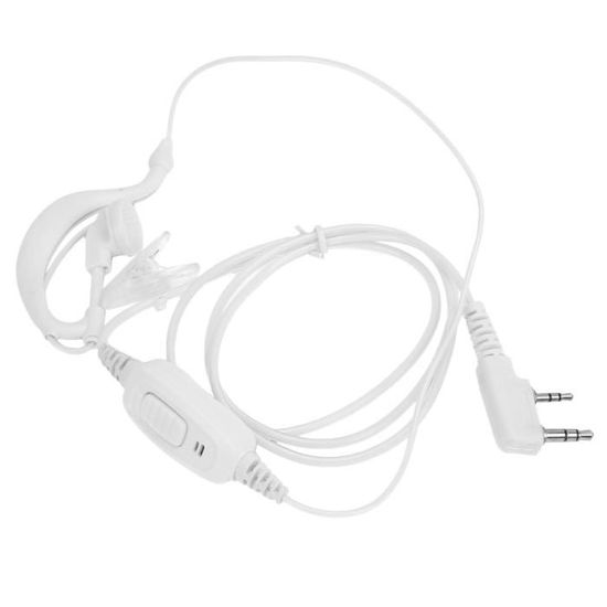 Casque radio 2 voies Casque RadioFil 2 Voies avec Grand PTT, Crochets D ...
