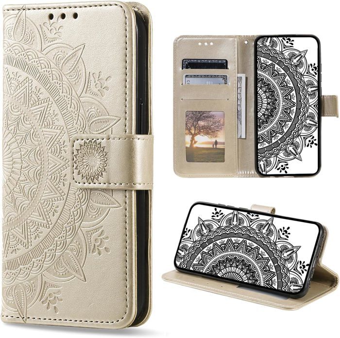 Étui à rabat en cuir PU pour Samsung Galaxy J5 2016, avec porte-cartes ...