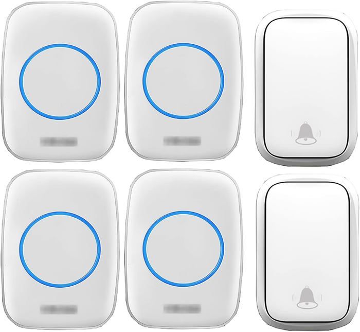 Sonnette Autoalimentée, Sonnette Sans Fil Étanche Sans Pile ...