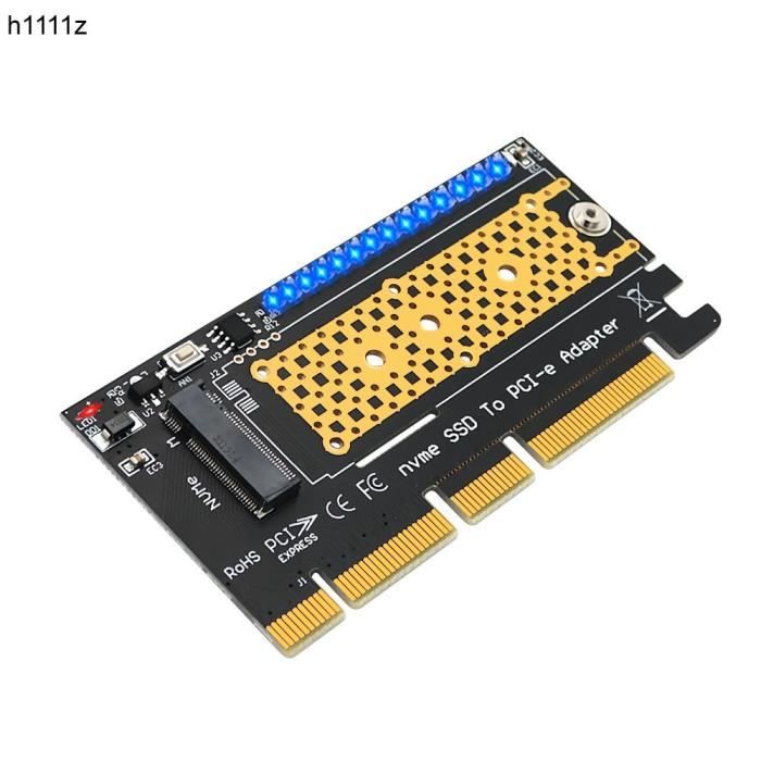 Adaptateur SSD M2 NVME vers M2 Riser M.2 NVME SSD vers PCI Express X4 ...