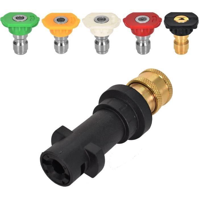 Adaptateur pour Nettoyeur Haute Pression,Connexion Rapide 1/4 Compatible pour Karcher K2-K7,avec ...
