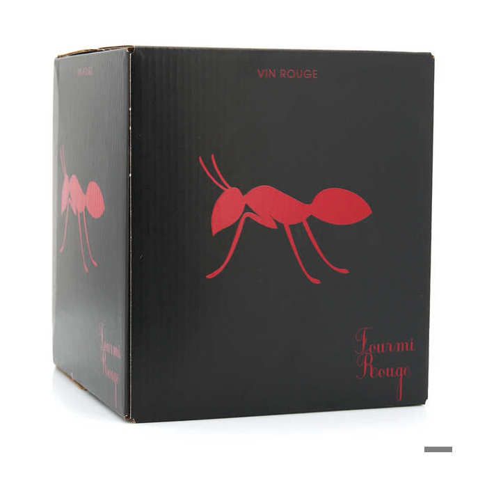 Fourmi Rouge - vin rouge AOC Lubéron en Bib 3L - Bag in Box 3L - La ...