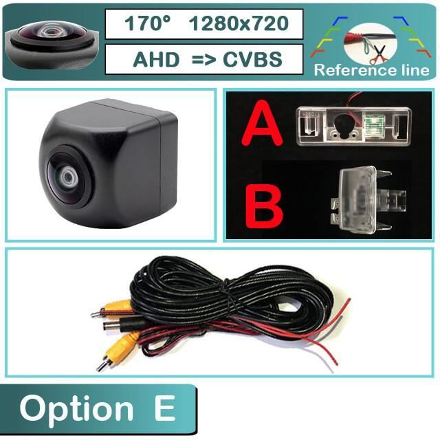 Caméra de recul,caméra de recul 170 degrés, 1280x720P HD AHD, pour ...