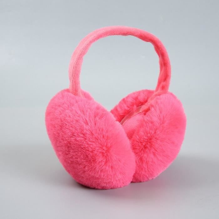 Cache-oreilles - MARQUE - Modèle - Fausse fourrure de lapin - Pliable ...