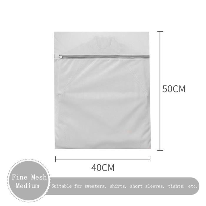 40x50 Sac à linge en maille Fine, sac à linge, sous-vêtements ménagers ...