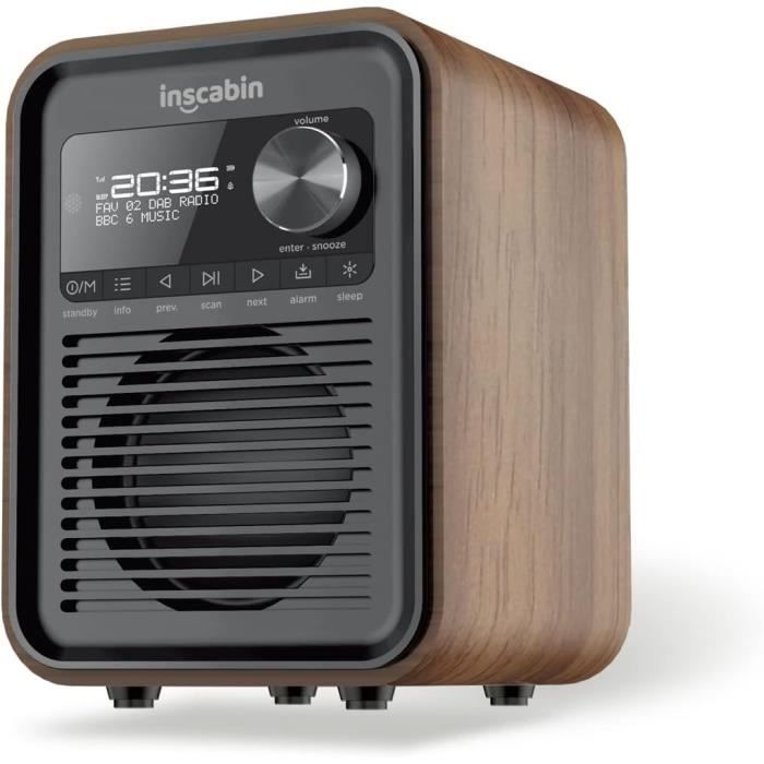 Radio Numérique Portable Dab-Fm Sans Fil Avec Bluetooth-Son Stéréo ...