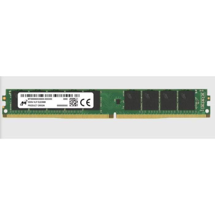 Mémoire RAM DDR4 Crucial 16GB 3200 - VLP ECC UDIMM 2Rx8 - Cdiscount ...