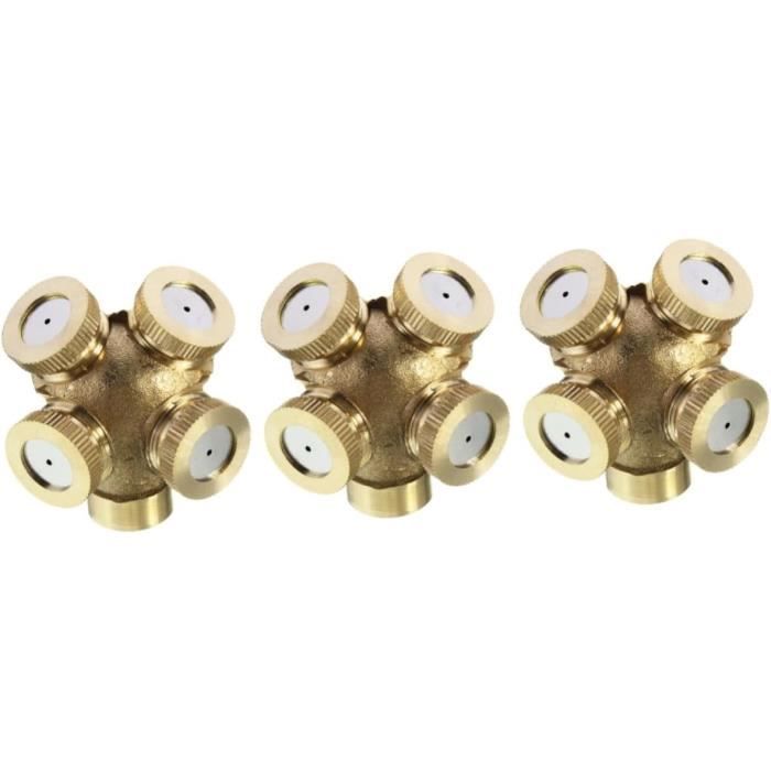 3 Pièces 4 Buse D'Arrosage Raccord De Gicleurs Buse De Pulverisation Buses De Pulvérisation D ...