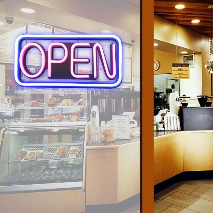 Keenso enseignes de magasin lumière LED La boutique de lampes au néon ...
