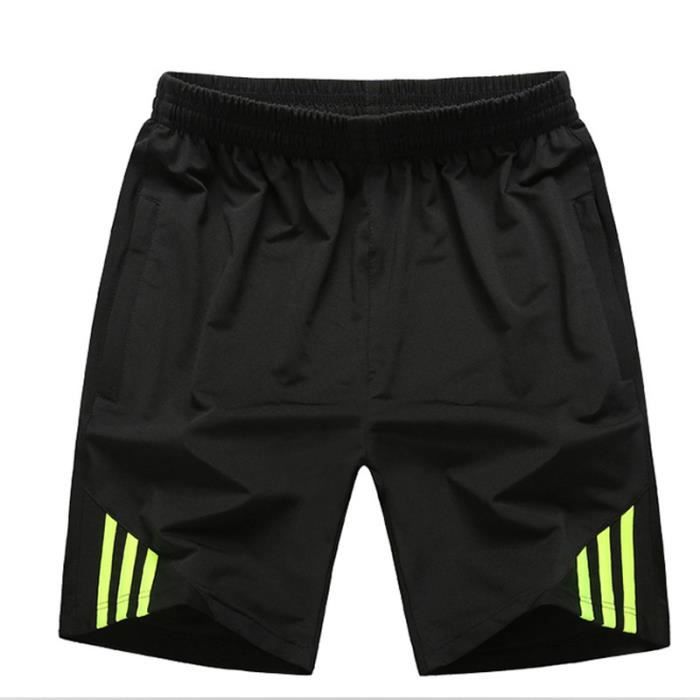 Short de sport Homme chambray Taille élastique Short de sport Hommes ...