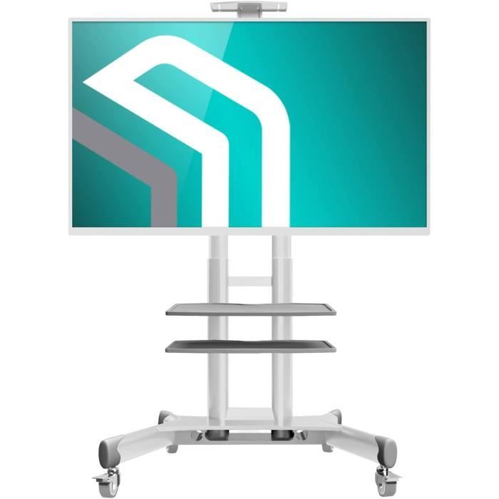 Support TV sur Pied A roulettes ONKRON TS1552W pour des Televiseurs De ...