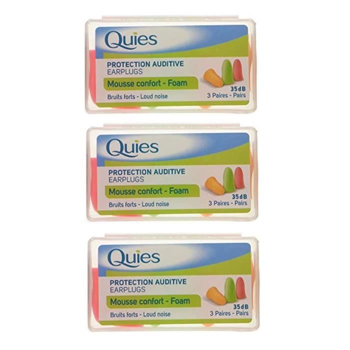 Protection Auditive en Mousse - pack de 3 paires - lot of 3 (9 paires ...