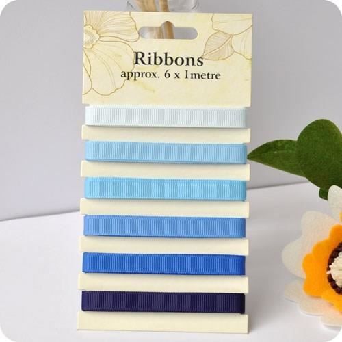 Set de 6 Rubans de Couleur Unie en Satin - Achat / Vente bobine de ...