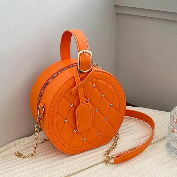 RUMOCOVO® Sac à main rond en cuir PU pour femmes, sacs à bandoulière ...