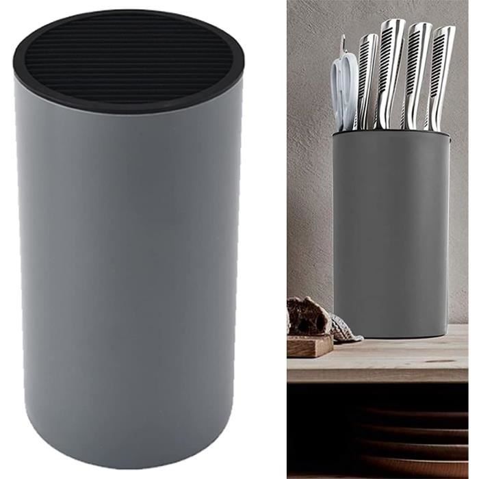 Bloc De Couteaux Rond Amovible - Support De Rangement Pour Couteaux ...