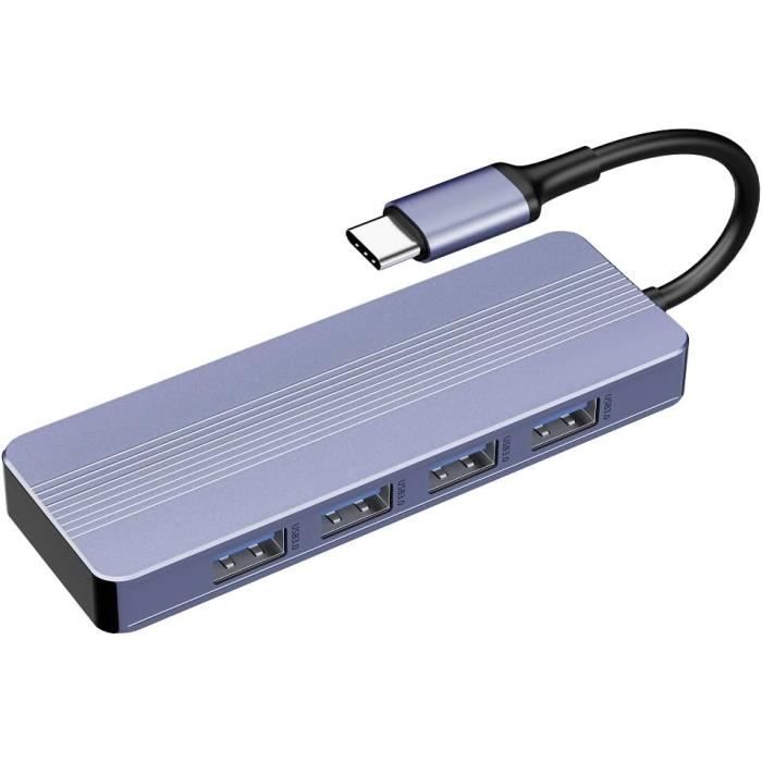 Hub USB C 3.1 vers USB 3.0 avec 4 Ports - Hub USB C vers multiport USB ...