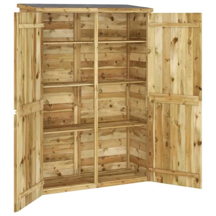 FHE - Cabanes | abris de jardin - Abri à outils de jardin 123x50x171 cm ... FHE - Cabanes | abris de jardin - Abri à outils de jardin 123x50x171 cm ...
