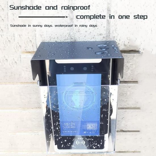 Couvercle Rabattable Protection Sonnette Exterieur Pluie, Housse De ...