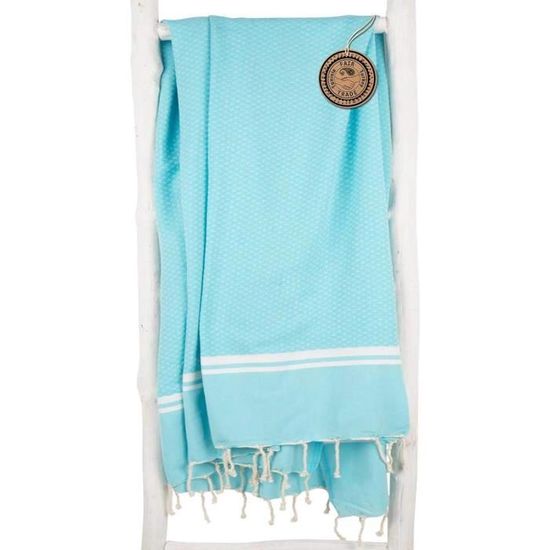 Fouta Drap De Hammam 'Sousse' | Très Souple, Serviette De Plage, Peshtemal | 100 X 190 Cm, Xxl ...