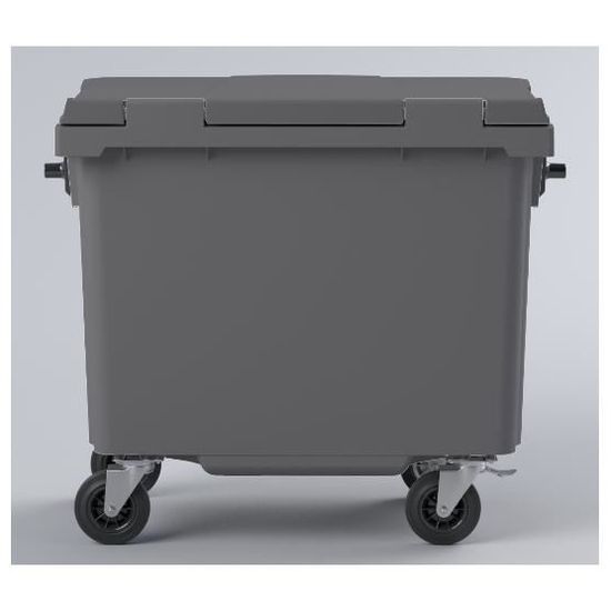 Bac gris roulant de 660 Litres - Cdiscount Maison