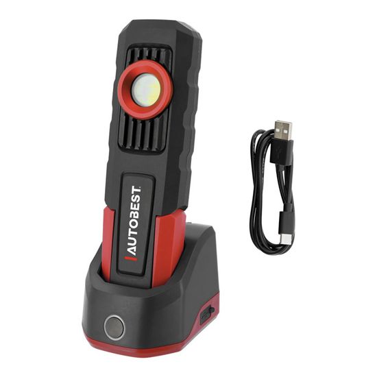 Baladeuse rechargeable LED - Socle de recharge - 10W - Puissante ...